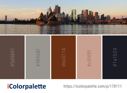 Color Palette Ideas from Skyline Cityscape City Image | iColorpalette