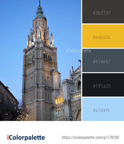 Color Palette Ideas from Landmark Sky Spire Image | iColorpalette