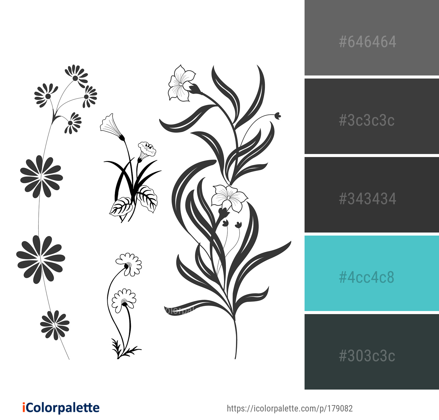 34 Line Art Color Palette ideas in 2025 | iColorpalette