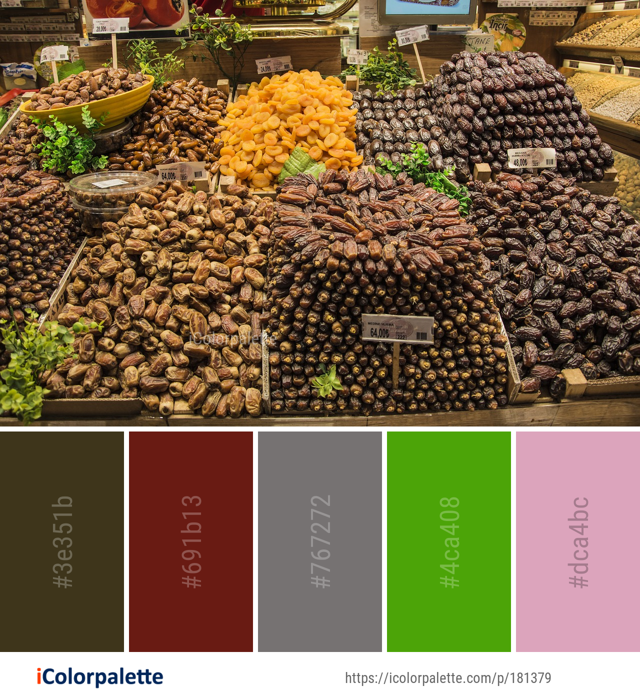 Color Palette Ideas from Produce Natural Foods Marketplace Image ...