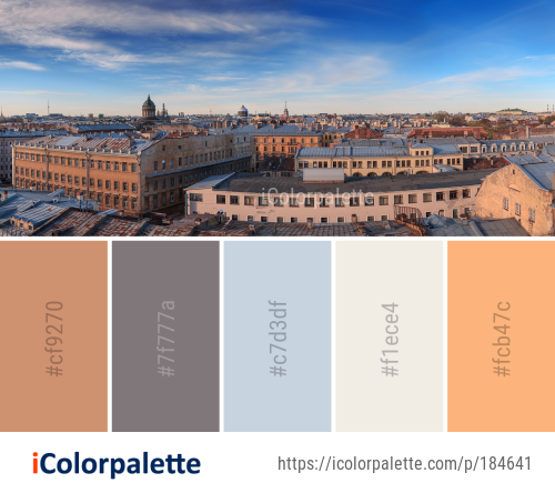 Color Palette Ideas from Sky City Urban Area Image | iColorpalette