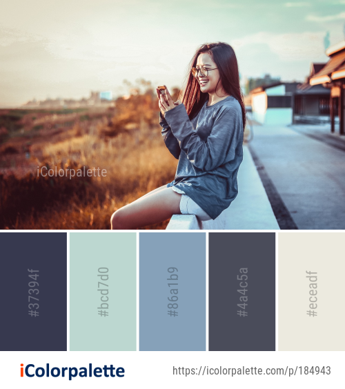 Color Palette Ideas from Photograph Girl Beauty Image | iColorpalette