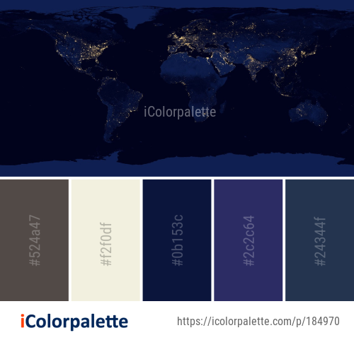 Color Palette Ideas from Earth Atmosphere Sky Image | iColorpalette