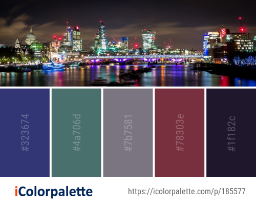 Color Palette Ideas from Cityscape Metropolitan Area City Image ...