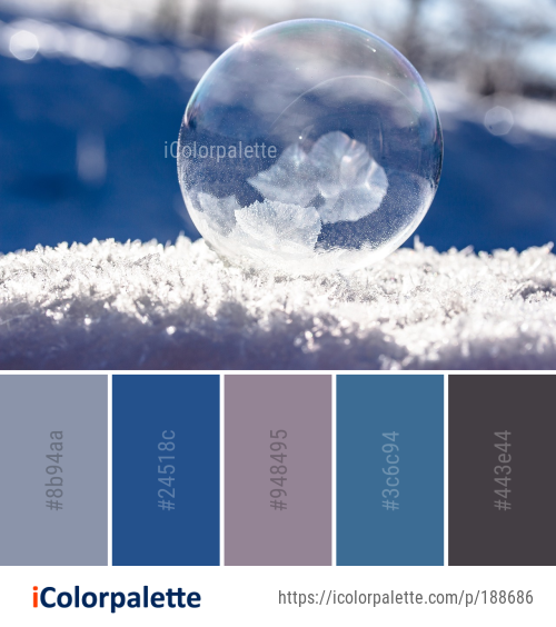 Color Palette Ideas from Sky Water Freezing Image | iColorpalette