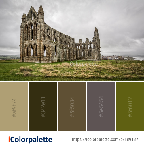 Color Palette Ideas from Historic Site Medieval Architecture Abbey ...