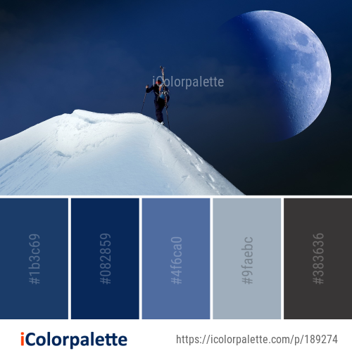 Color Palette Ideas from Sky Atmosphere Snow Image | iColorpalette