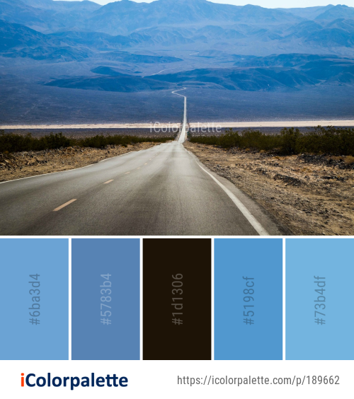 Color Palette Ideas from Road Sky Highland Image | iColorpalette