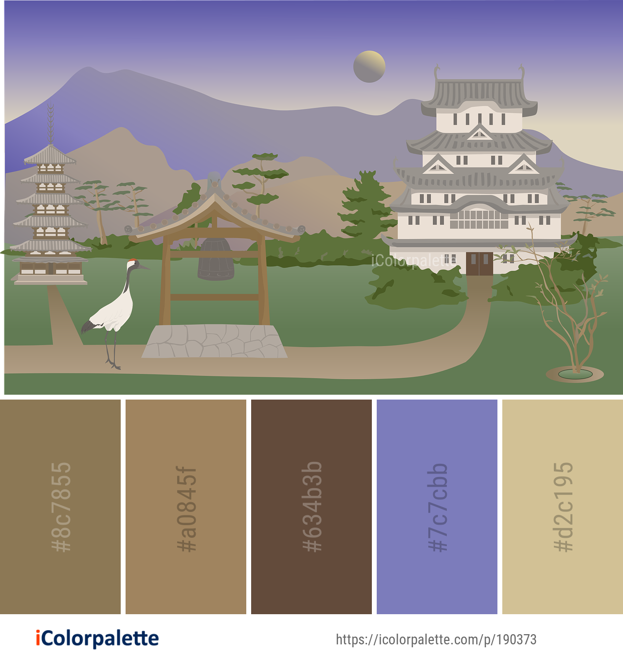 Color Palette Ideas from Landmark Architecture Home Image | iColorpalette