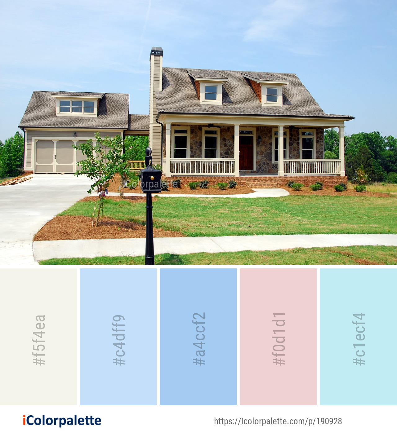 Color Palette Ideas from House Home Property Image | iColorpalette