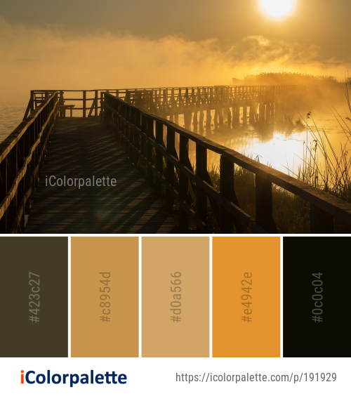 Color Palette Ideas from Water Sky Pier Image | iColorPalette