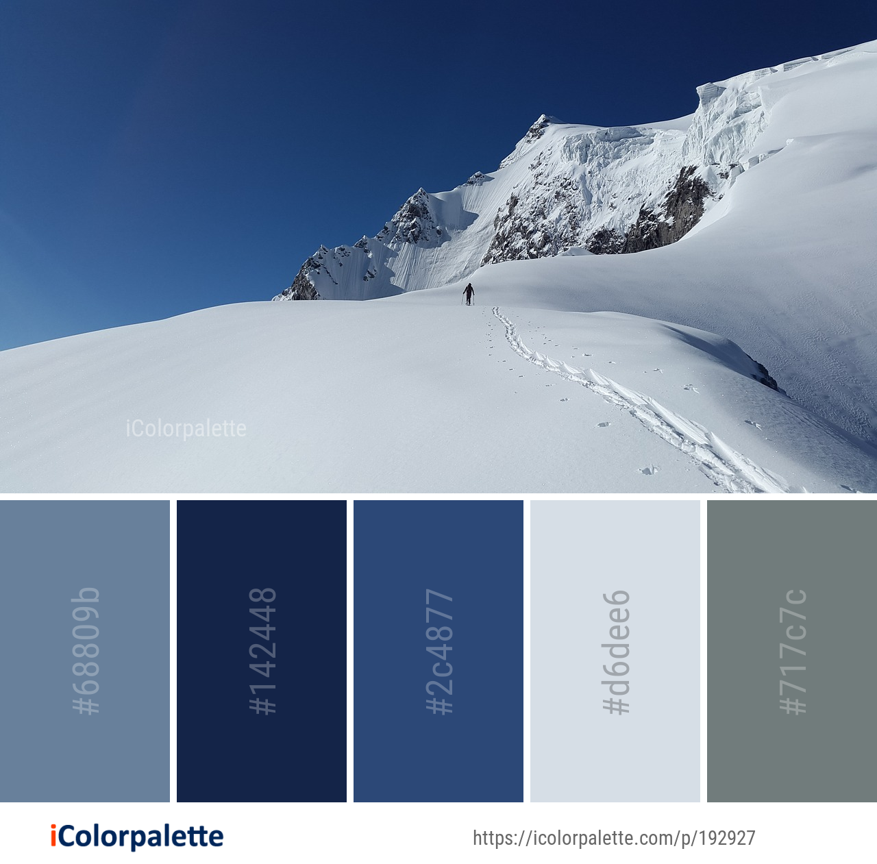 Color Palette Ideas from Mountainous Landforms Sky Mountain Range Image ...
