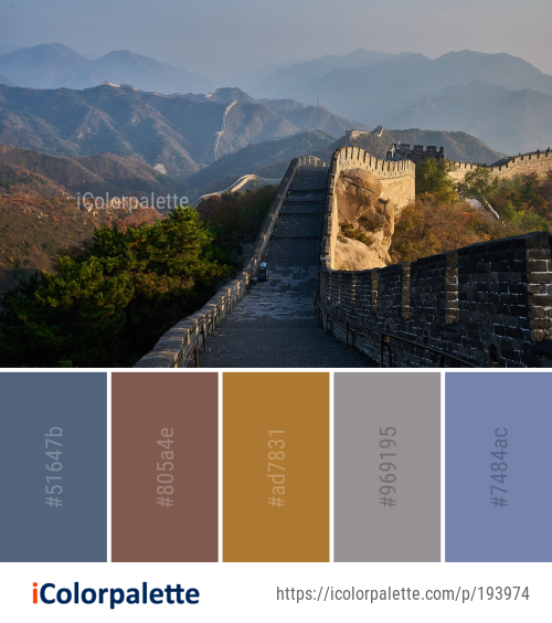 Color Palette Ideas from Sky Mountainous Landforms Mountain Image ...
