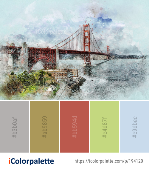 31 Suspension Bridge Color Palette ideas in 2025 | iColorpalette