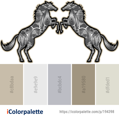 Color Palette Ideas from Mammal Horse Like Image | iColorpalette