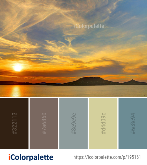 Color Palette Ideas from Sky Horizon Afterglow Image | iColorpalette Color Palette Ideas from Sky Horizon Afterglow Image | iColorpalette