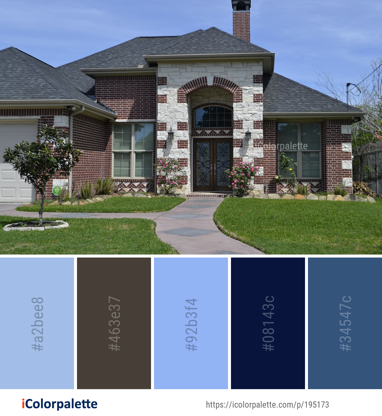 Color Palette Ideas from Home House Residential Area Image | iColorpalette