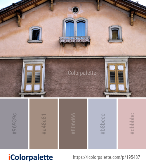Color Palette Ideas from Building Window Architecture Image | iColorpalette