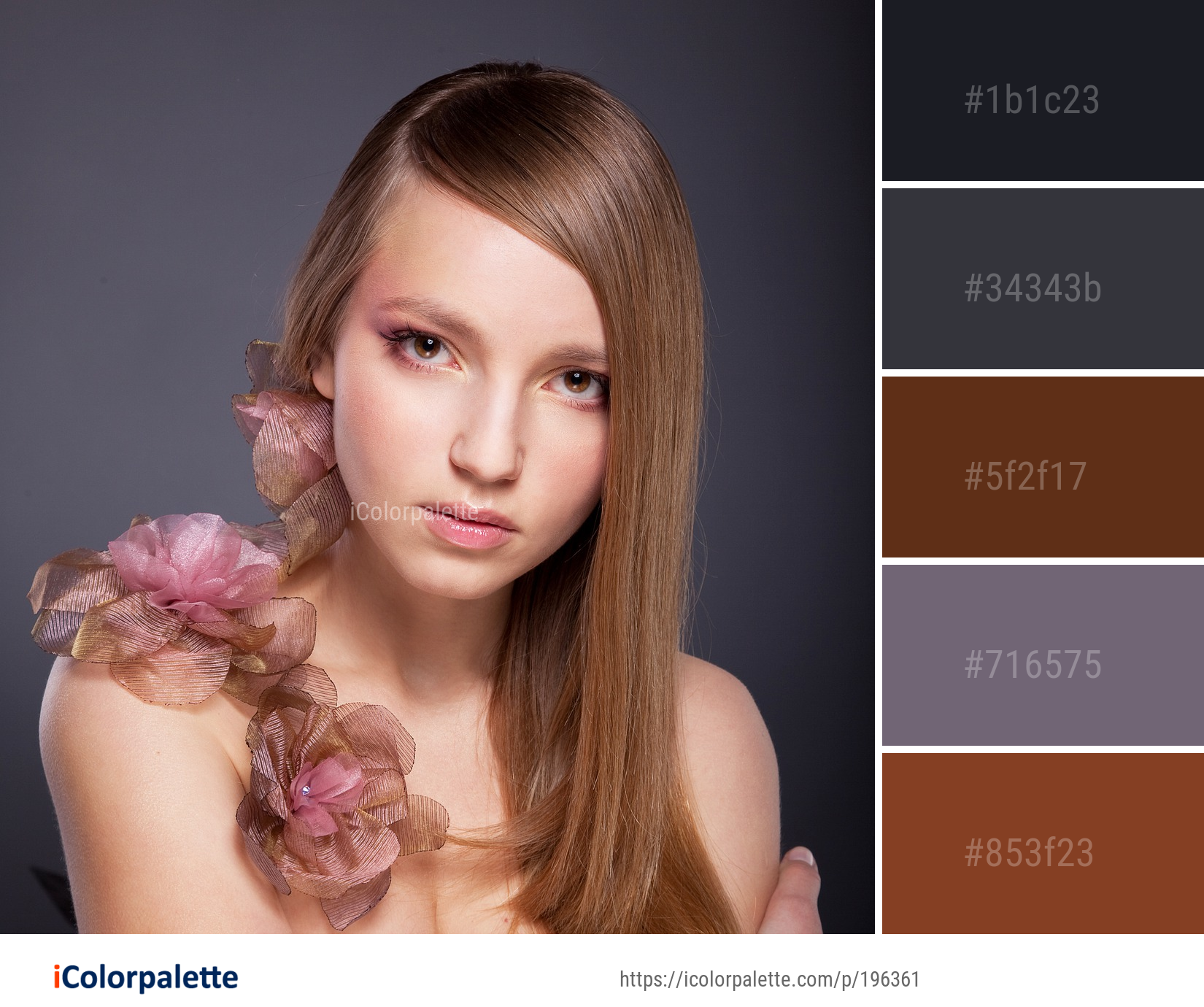 Color Palette Ideas from Beauty Human Hair Color Hairstyle Image ...