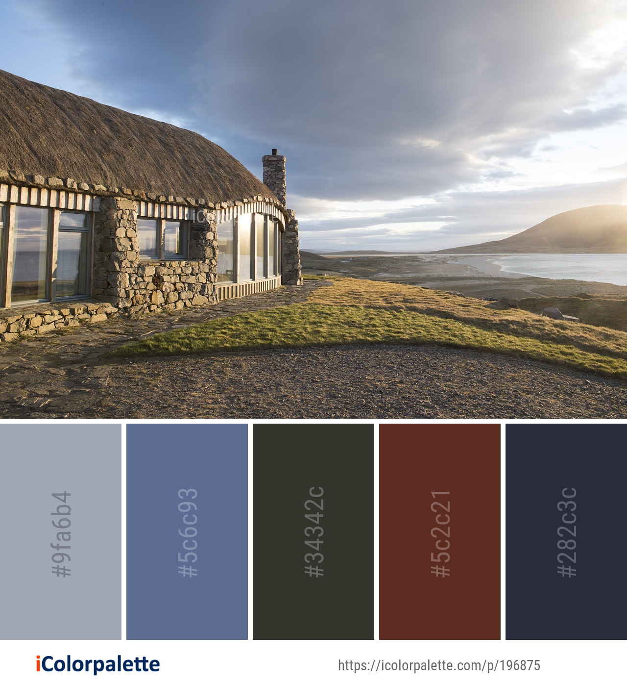 Color Palette Ideas from Sky Cloud Property Image | iColorpalette