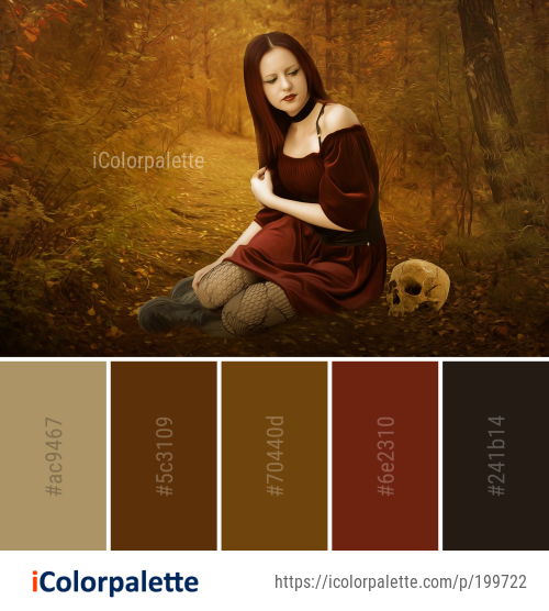 Color Palette Ideas from Girl Lady Beauty Image | iColorpalette