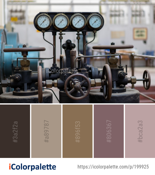 Color Palette Ideas from Auto Part Engineering Car Image | iColorpalette