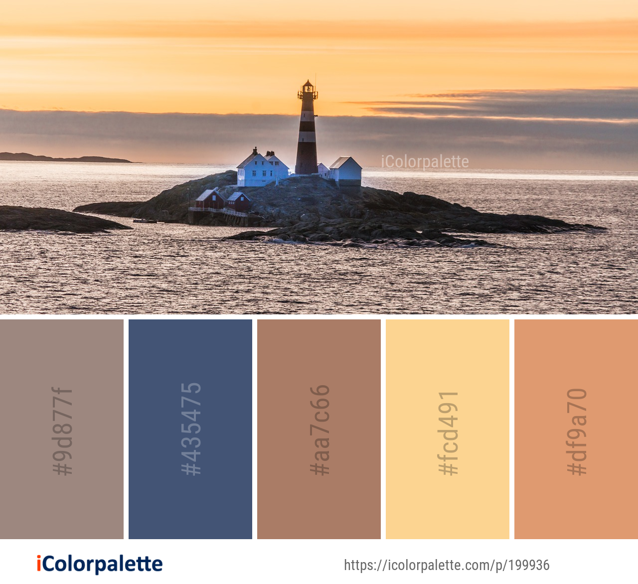 Color Palette Ideas from Sea Sky Shore Image | iColorPalette