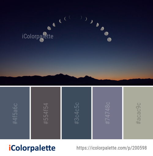 102+ Moon Color Palette ideas in 2025 | iColorPalette
