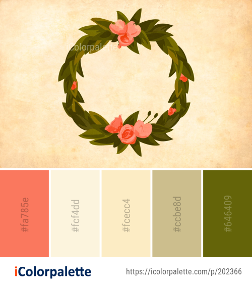10+ Wreath Color Palette ideas in 2026 | iColorPalette