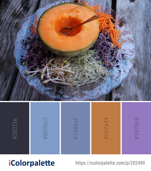 Color Palette Ideas from Food Vegetarian Image | iColorpalette