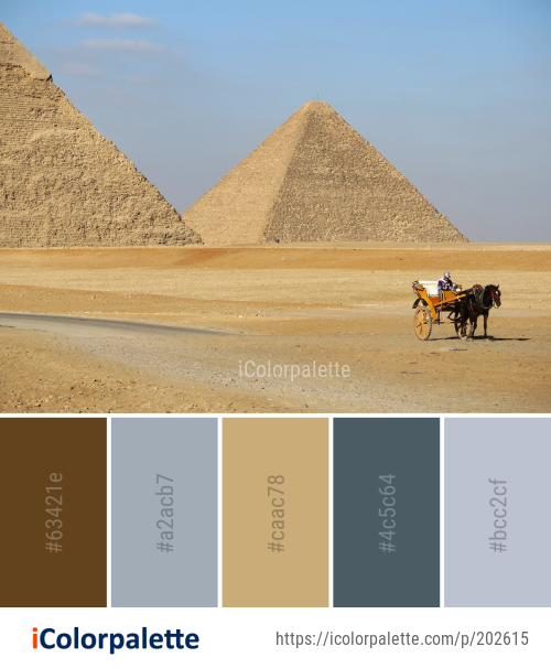 Color Palette Ideas from Pyramid Historic Site Monument Image ...