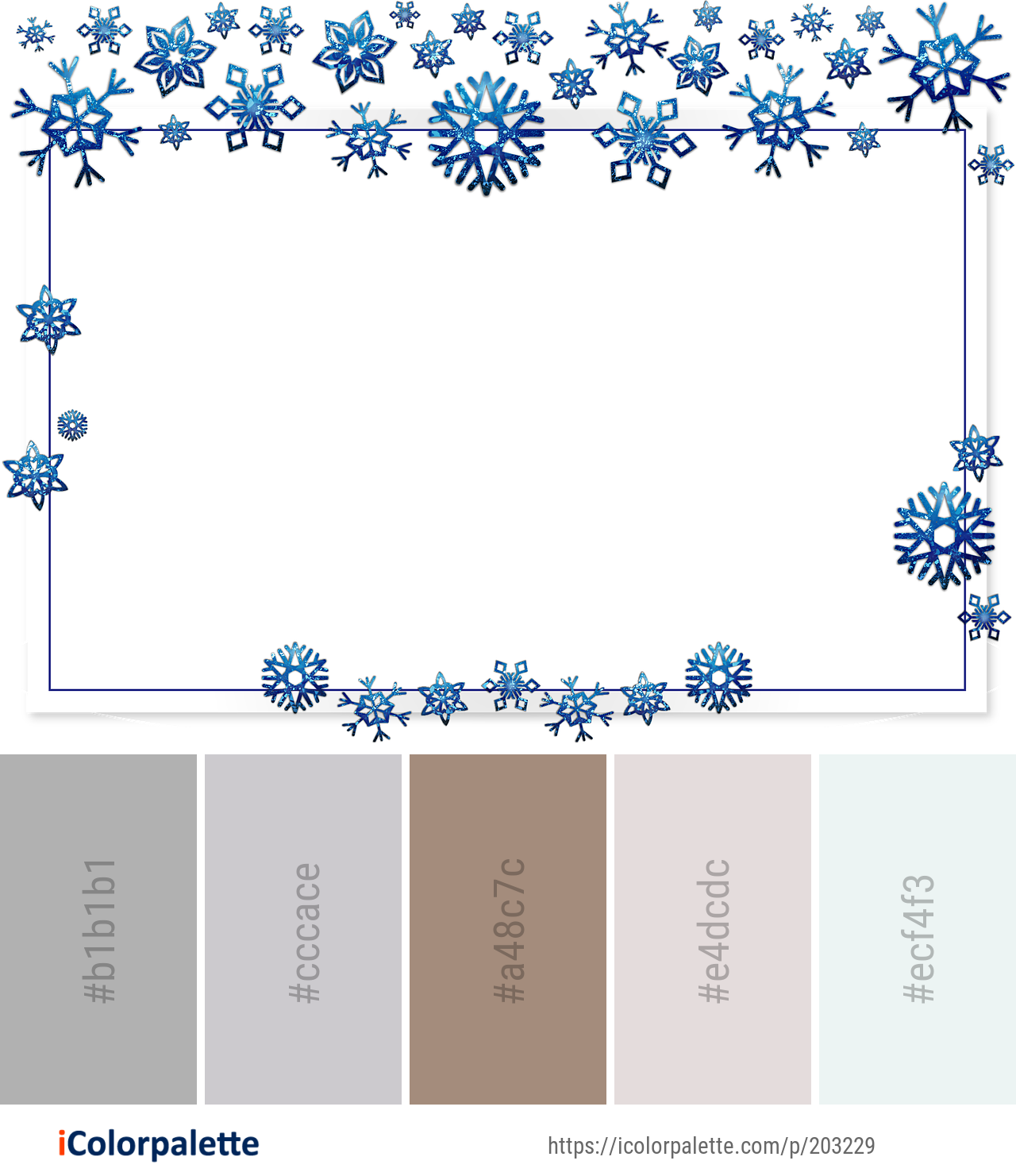 Color Palette Ideas from Blue Text Flower Image | iColorpalette