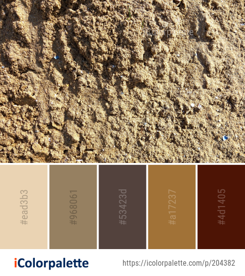 Color Palette Ideas from Soil Rock Geology Image | iColorpalette