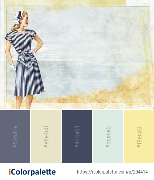 Color Palette Ideas from Dress Summer Girl Image | iColorpalette