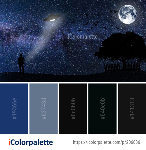 Color Palette Ideas from Nature Atmosphere Sky Image | iColorpalette