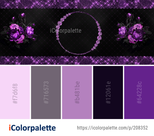 Color Palette Ideas from Violet Purple Pink Image | iColorpalette