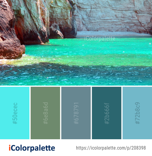 16+ Sea Cave Color Palette ideas in 2025 | iColorPalette