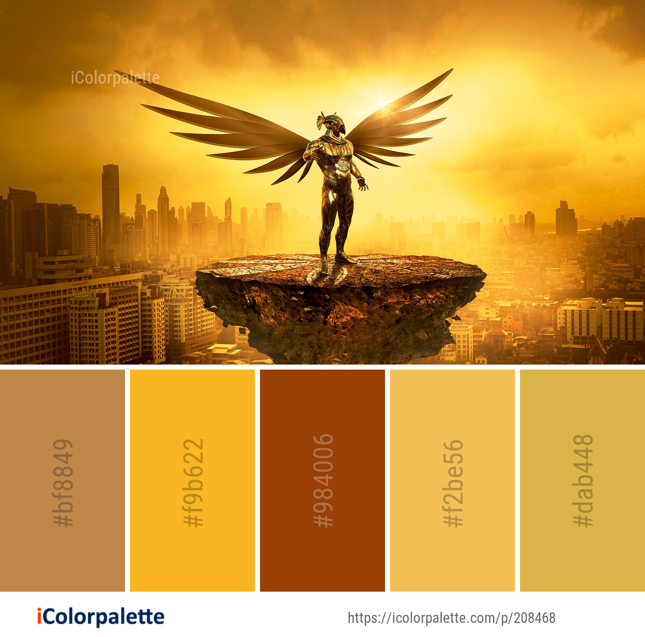 Color Palette Ideas from Sky Mythology Computer Wallpaper Image ...