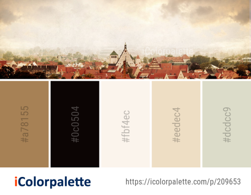 Color Palette Ideas from Sky Cloud City Image | iColorpalette