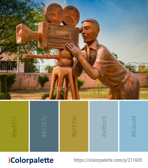 Color Palette Ideas from Statue Sculpture Monument Image | iColorpalette
