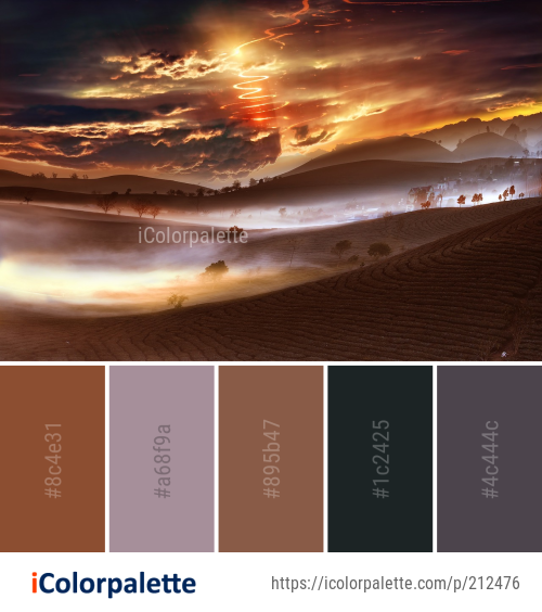 Color Palette Ideas from Sky Horizon Afterglow Image | iColorpalette Color Palette Ideas from Sky Horizon Afterglow Image | iColorpalette
