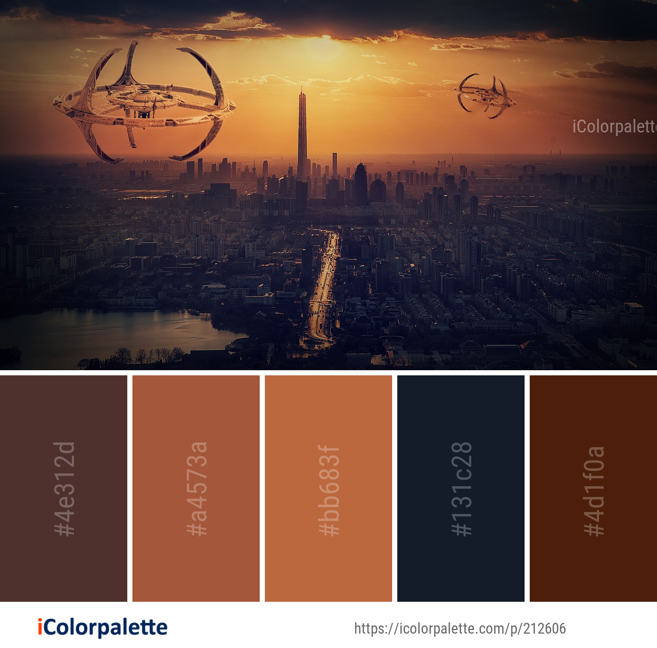 Color Palette Ideas from Sky Reflection Atmosphere Image | iColorPalette
