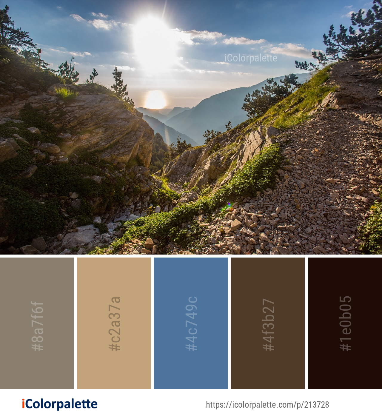 Color Palette Ideas from Nature Sky Wilderness Image | iColorpalette
