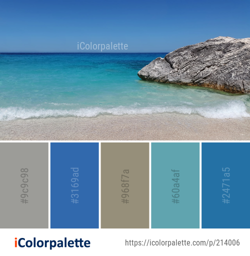 Color Palette Ideas from Sea Coastal And Oceanic Landforms Body Of ...