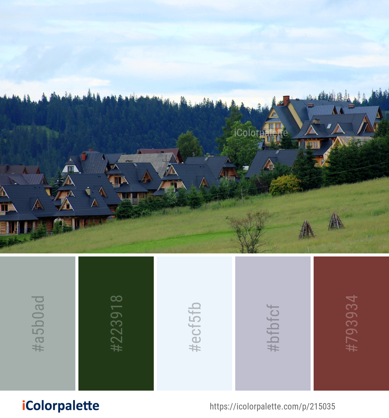 Color Palette Ideas from Nature Mountainous Landforms Sky Image ...