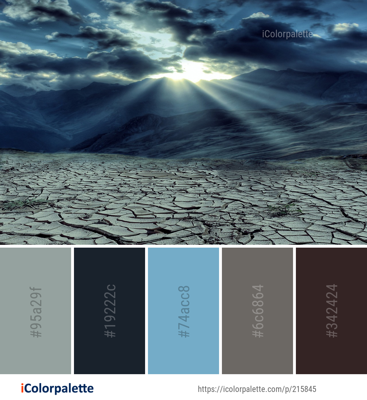 Color Palette Ideas from Sky Cloud Atmosphere Image | iColorpalette