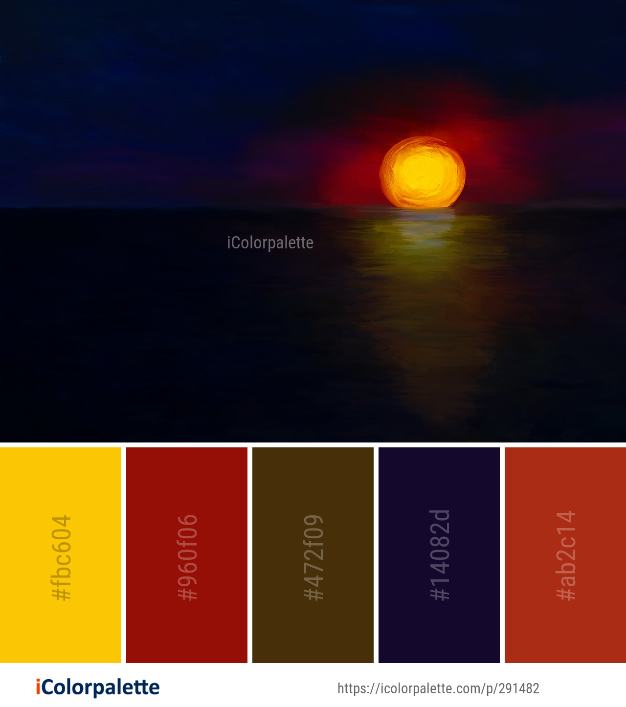 Color Palette Ideas from Atmosphere Horizon Sky Image | iColorpalette