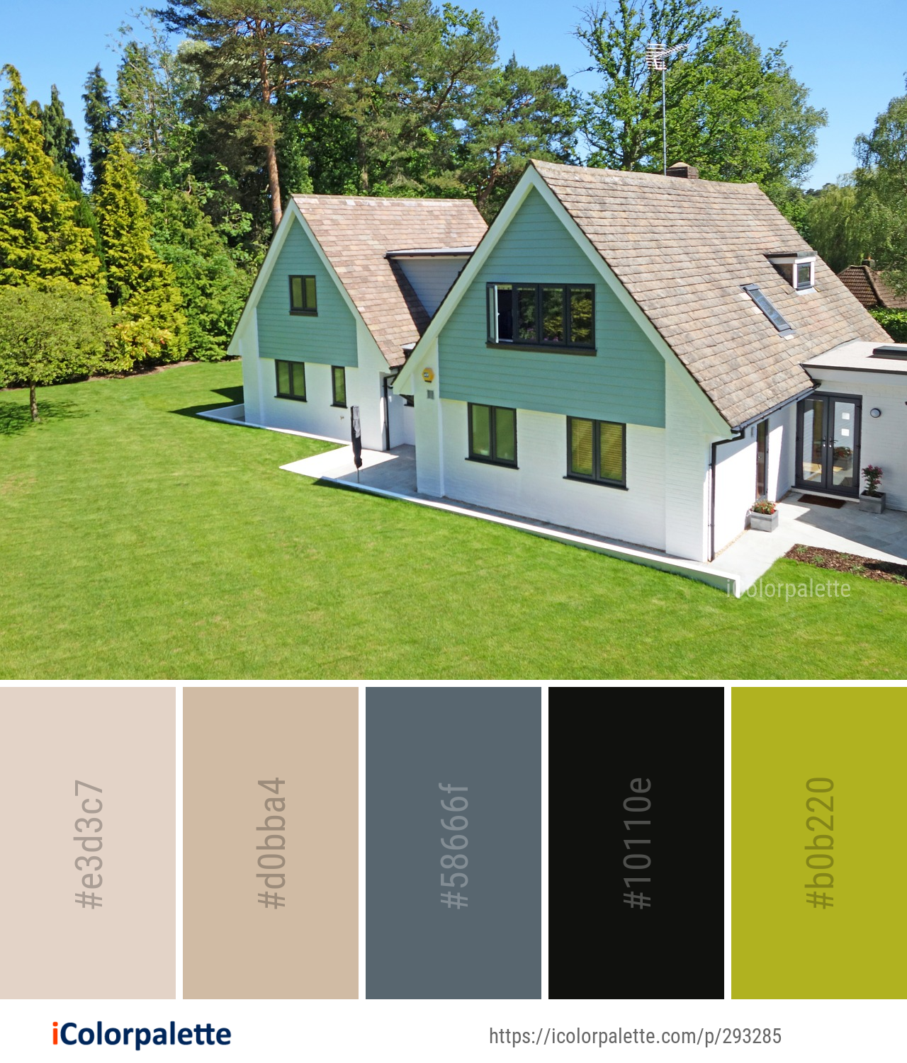 Color Palette Ideas from House Property Home Image | iColorpalette