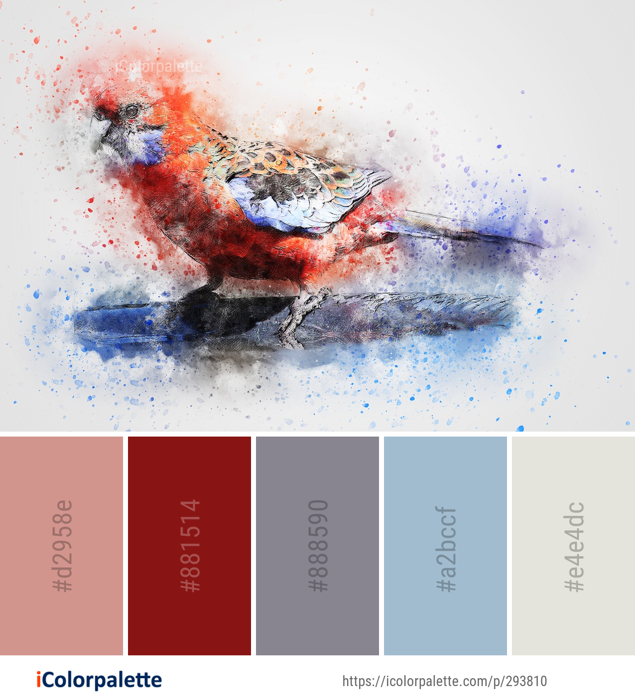 Color Palette Ideas from Watercolor Paint Art Painting Image ...