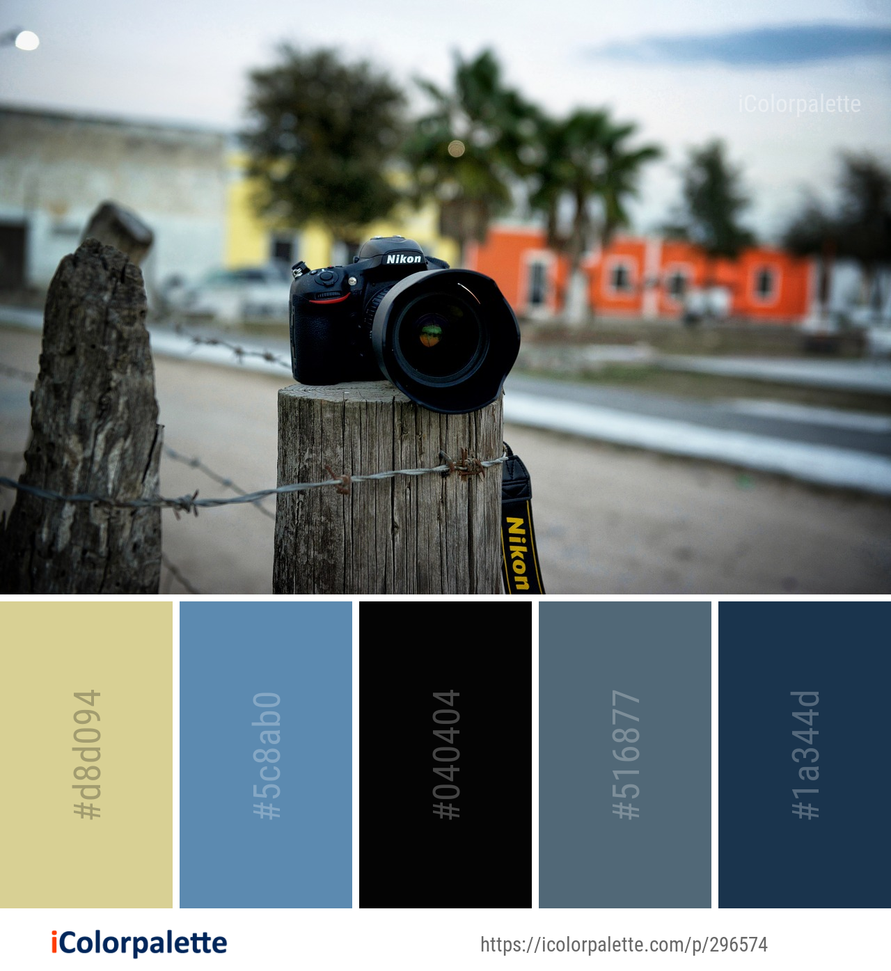 Color Palette Ideas from Car Photography Camera Lens Image | iColorpalette